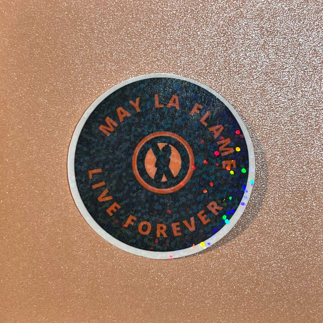 La Flame Holographic Sticker - Etsy