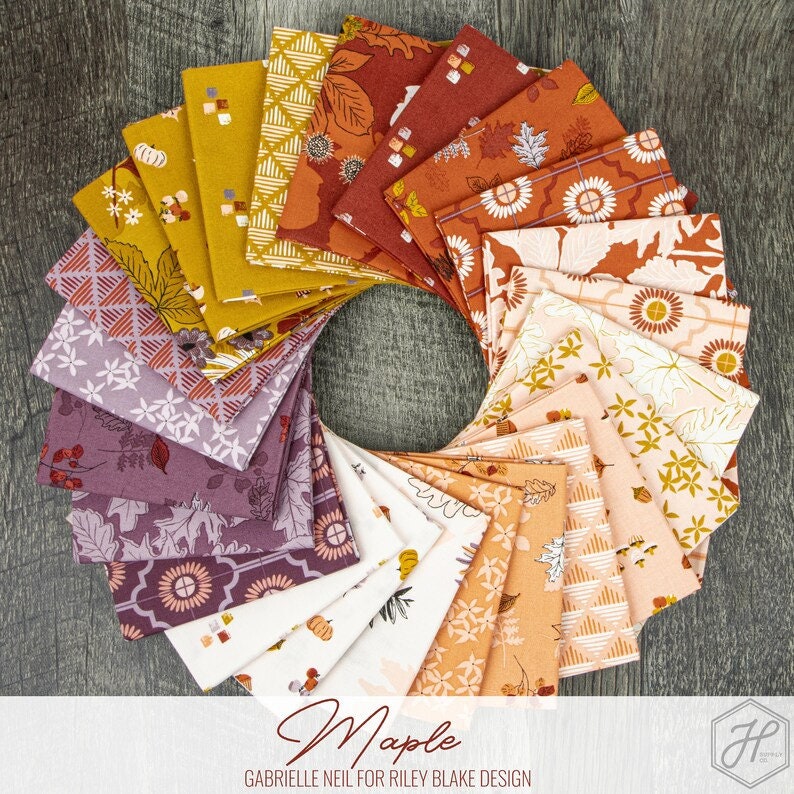 Maple 10 Inch Layer Cake by Gabrielle Neil Design for Riley Blake ...