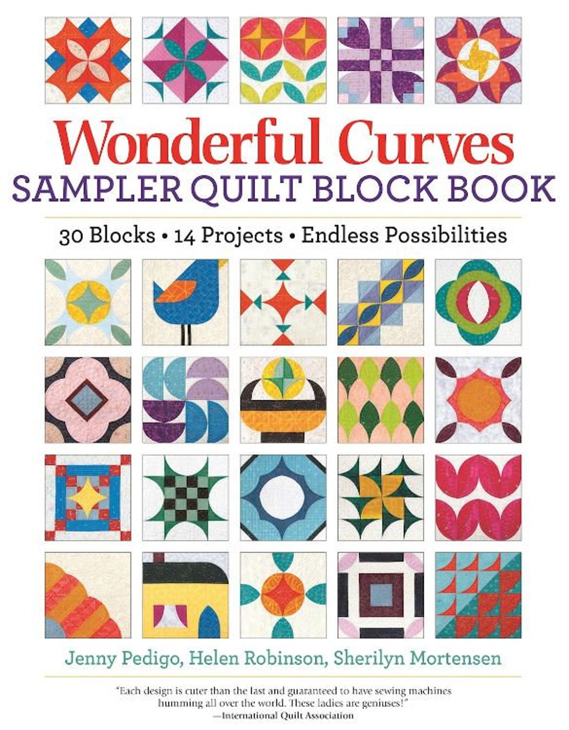 Wonderful Curves Sampler Quilt Block Book, 30 Blocks - Etsy