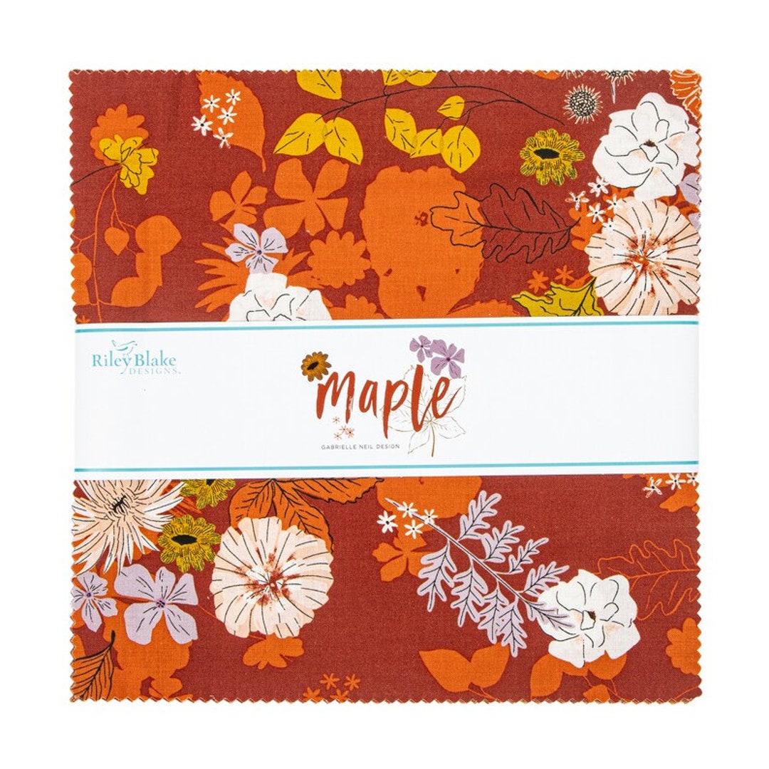 Maple 10 Inch Layer Cake by Gabrielle Neil Design for Riley Blake ...