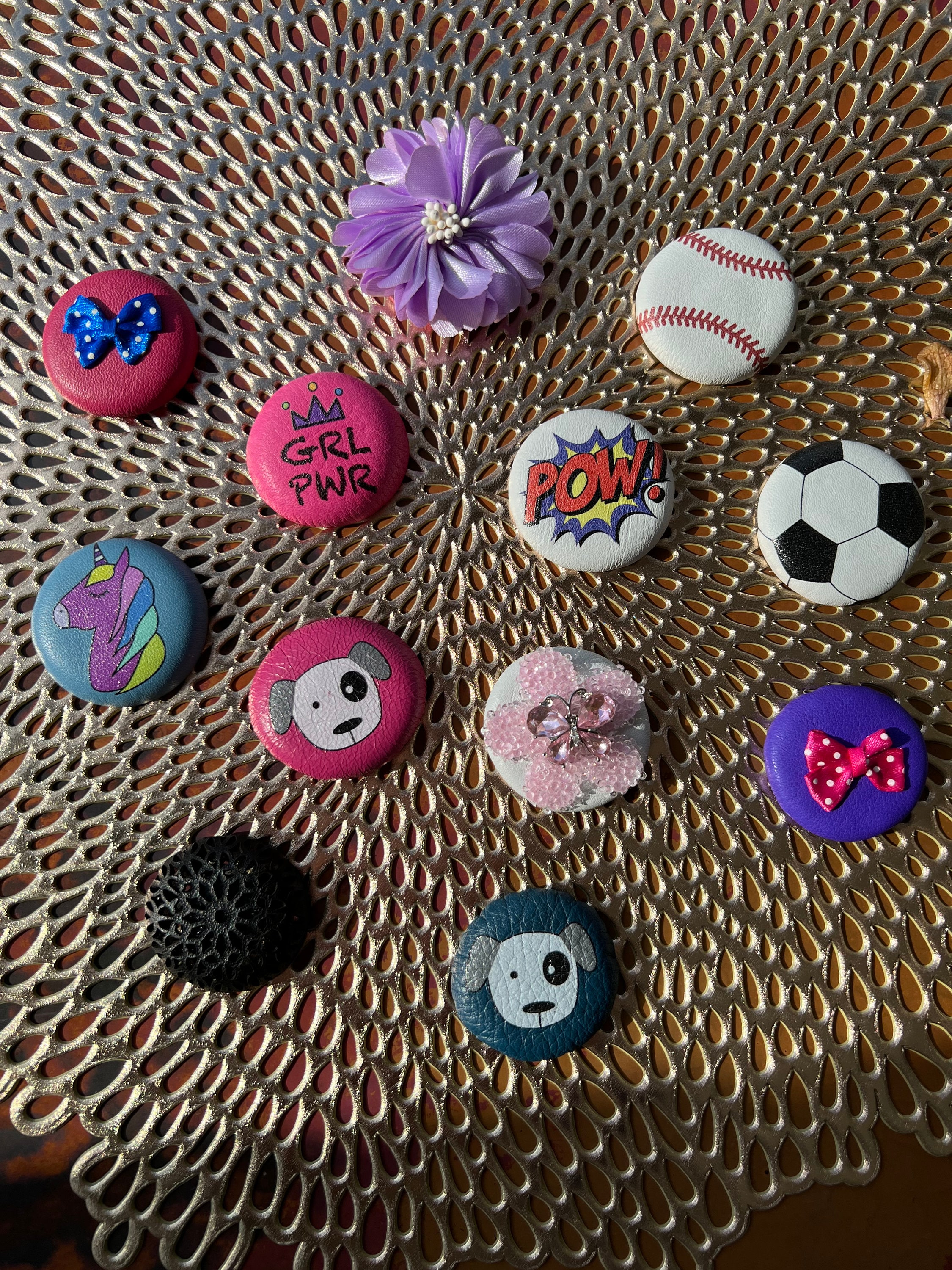 Deafmetal Leather Cochlear Implant Covers, Fun Designs - Etsy