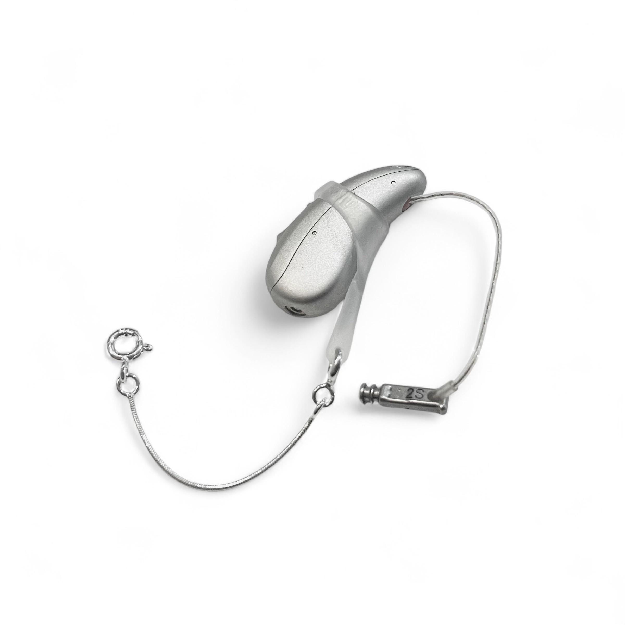 Deafmetal Hearing Aid Retention Chain Plus Connecting Holster Don't ...