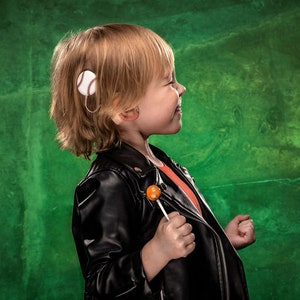 Cochlear Implant Covers for Kids and Teens Genuine Leather - Etsy