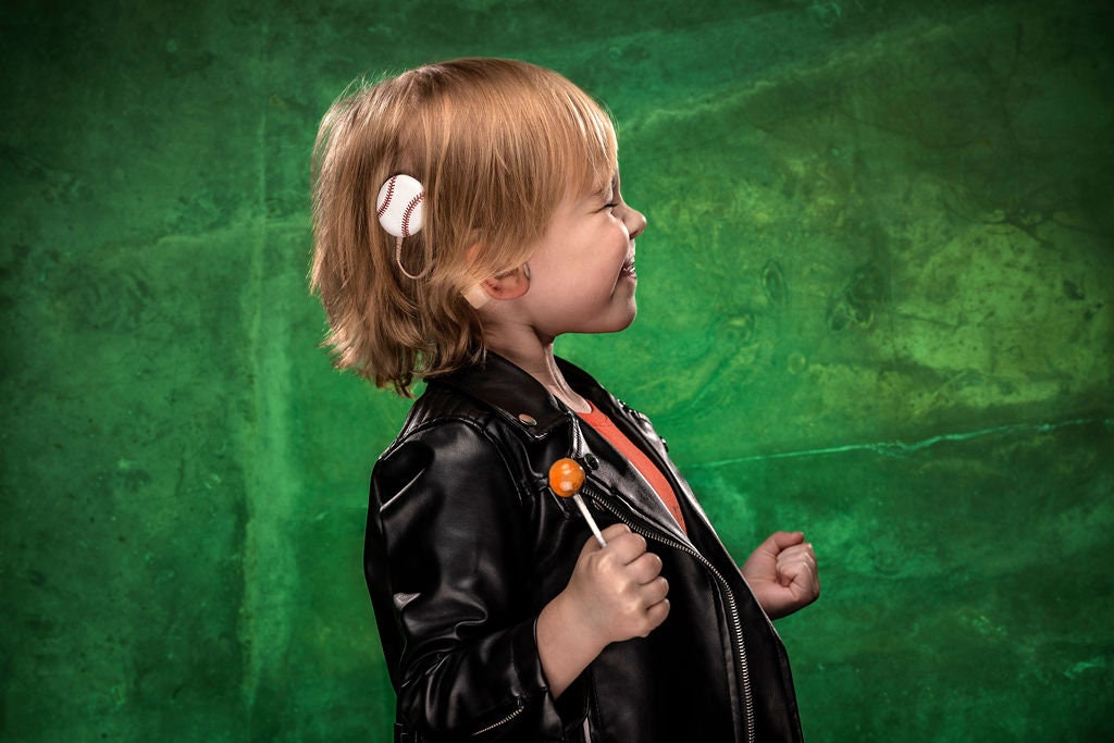 Deafmetal Leather Cochlear Implant Covers, Fun Designs - Etsy