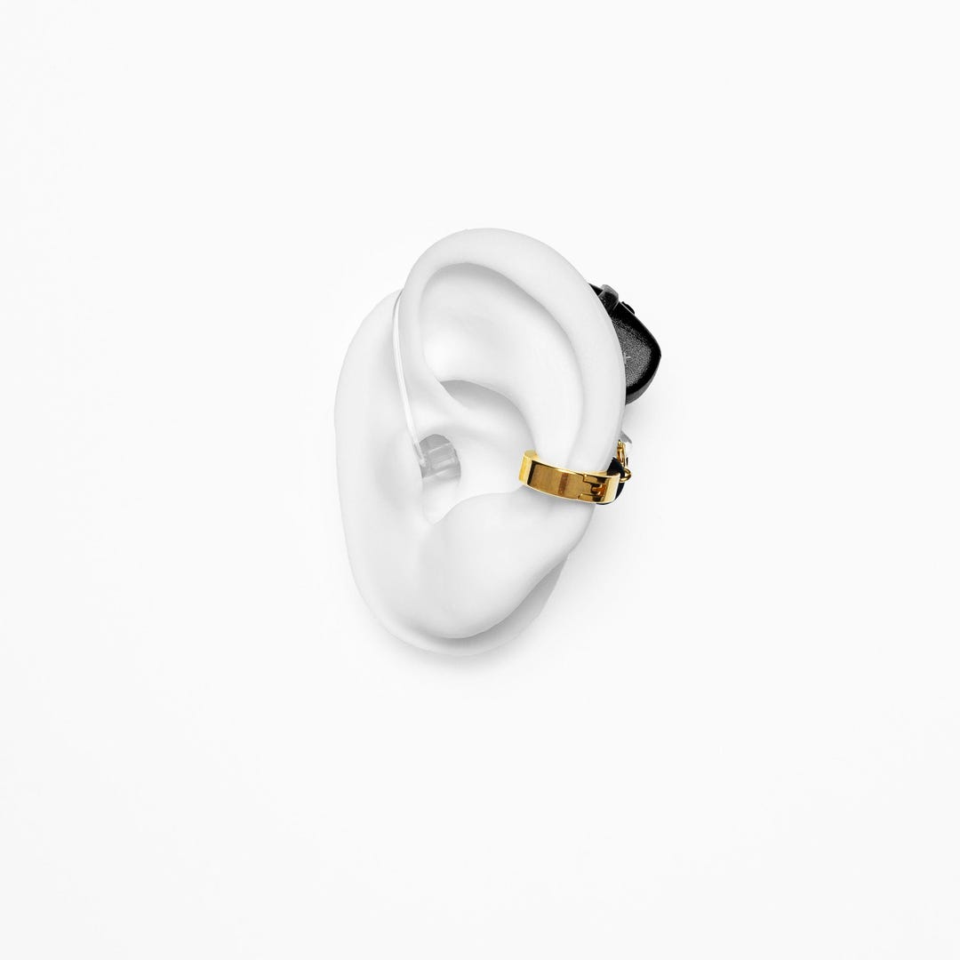 Deafmetal Hearing Aid Clip Cuff - No Piercing Required Retention Clip ...
