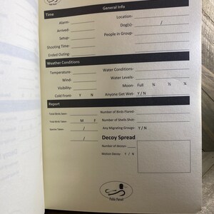 Waterfowl Hunting Journal - Etsy