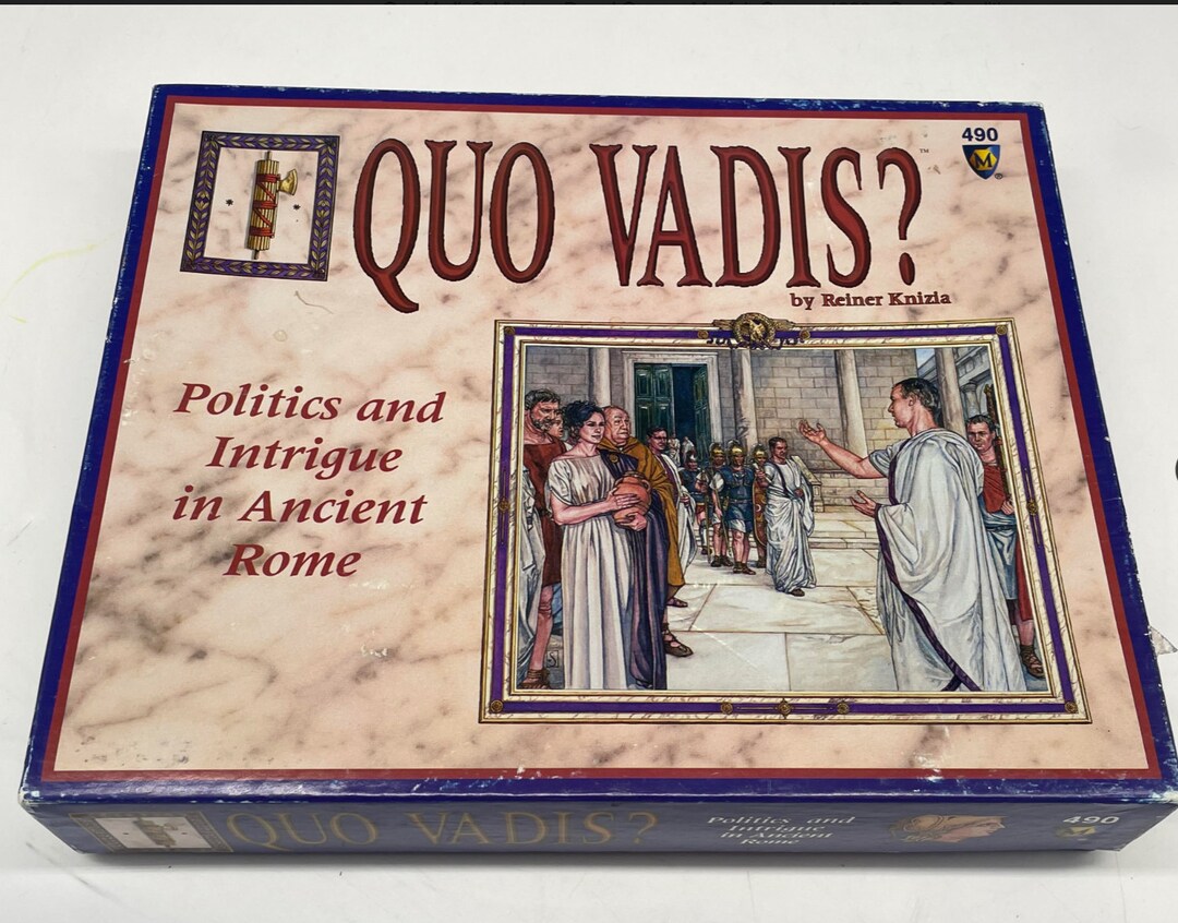 Quo Vadis Vintage Board Game Mayfair Games 1992 - Etsy