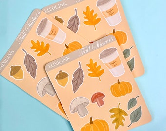 Fall Sayings Planner Stickers Fall Quote Stickers Fall - Etsy