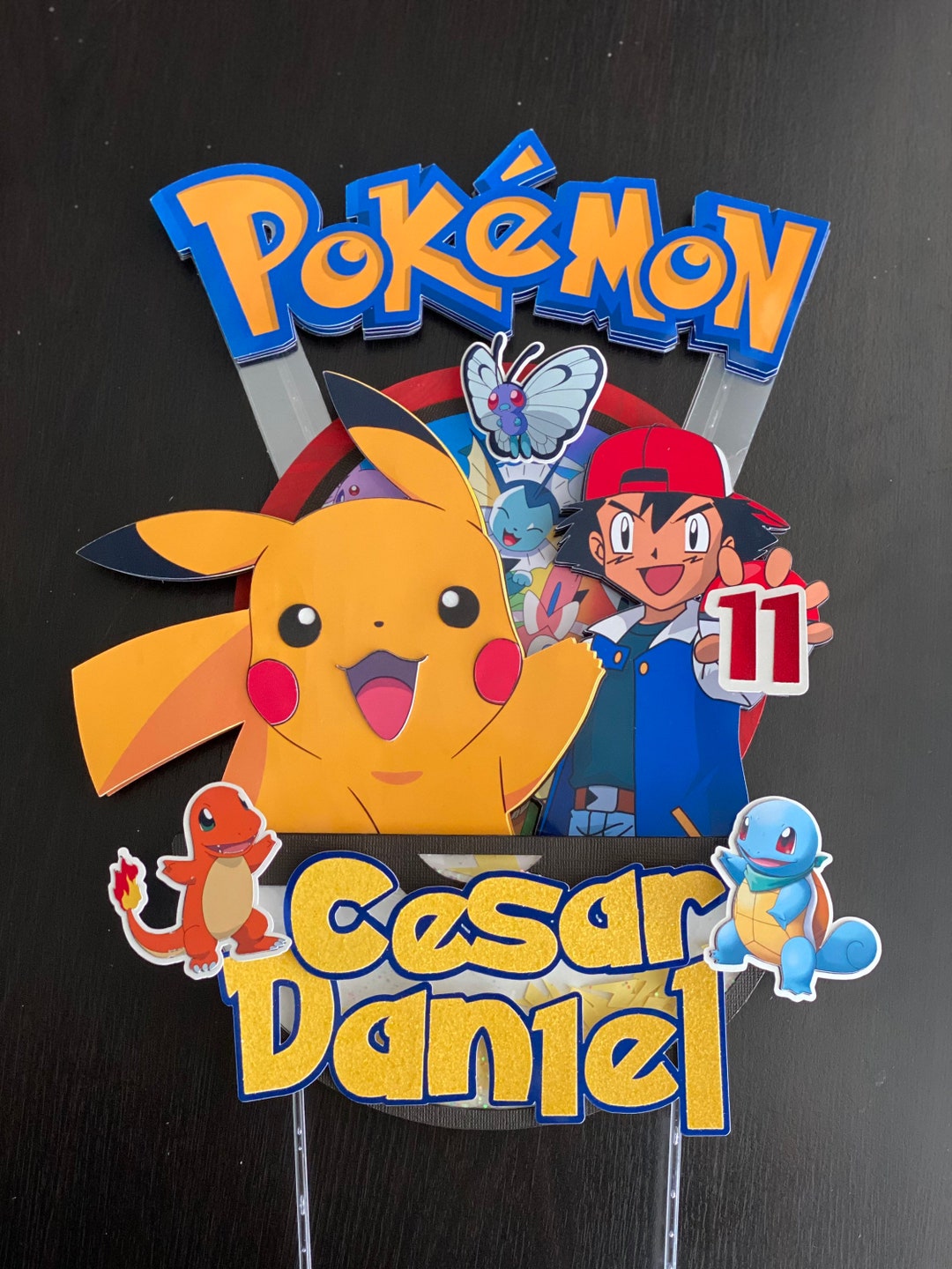 Pokemon Cake Topper - Etsy