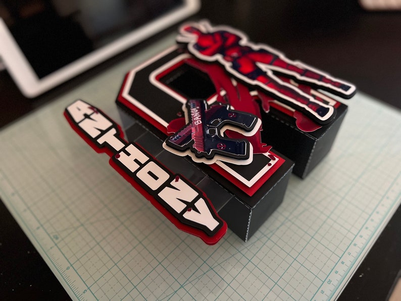 Deadpool 3D Letter With Name - Etsy