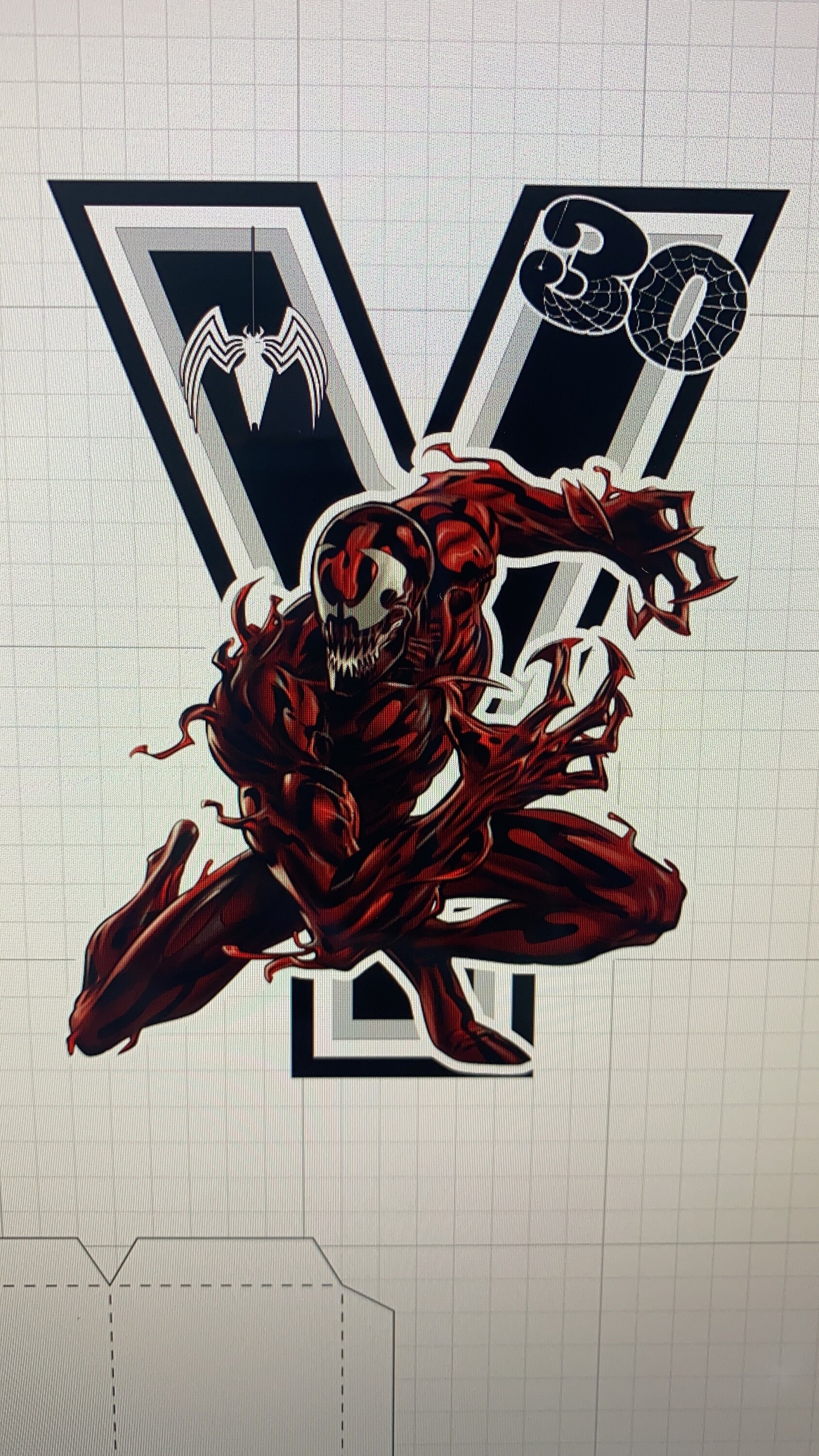 VENOM 3D LETTER - Etsy