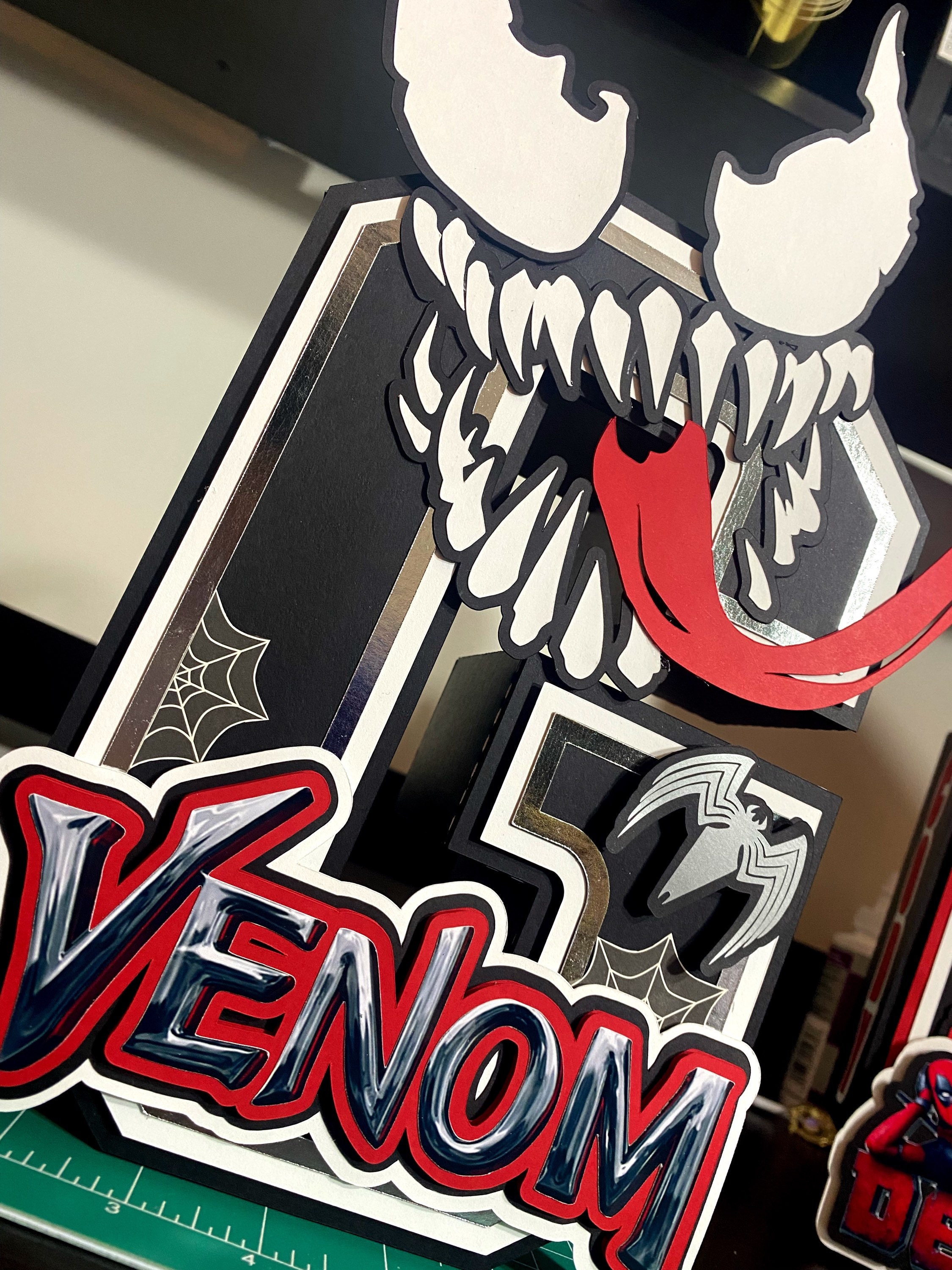 VENOM 3D LETTER - Etsy