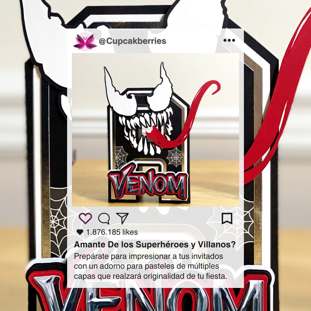 VENOM 3D LETTER - Etsy