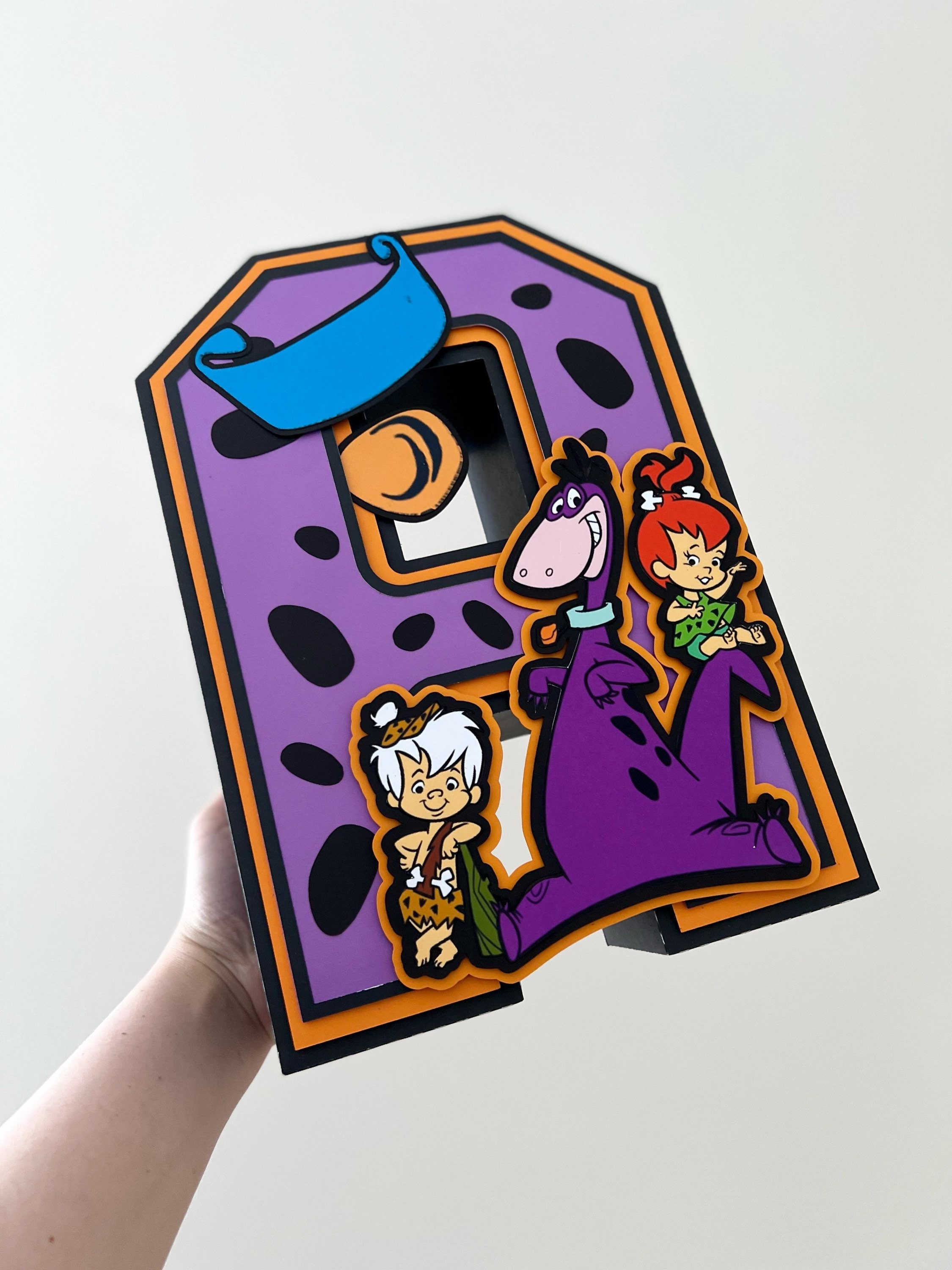 The Flintstones 3D Letters flintstones - Etsy