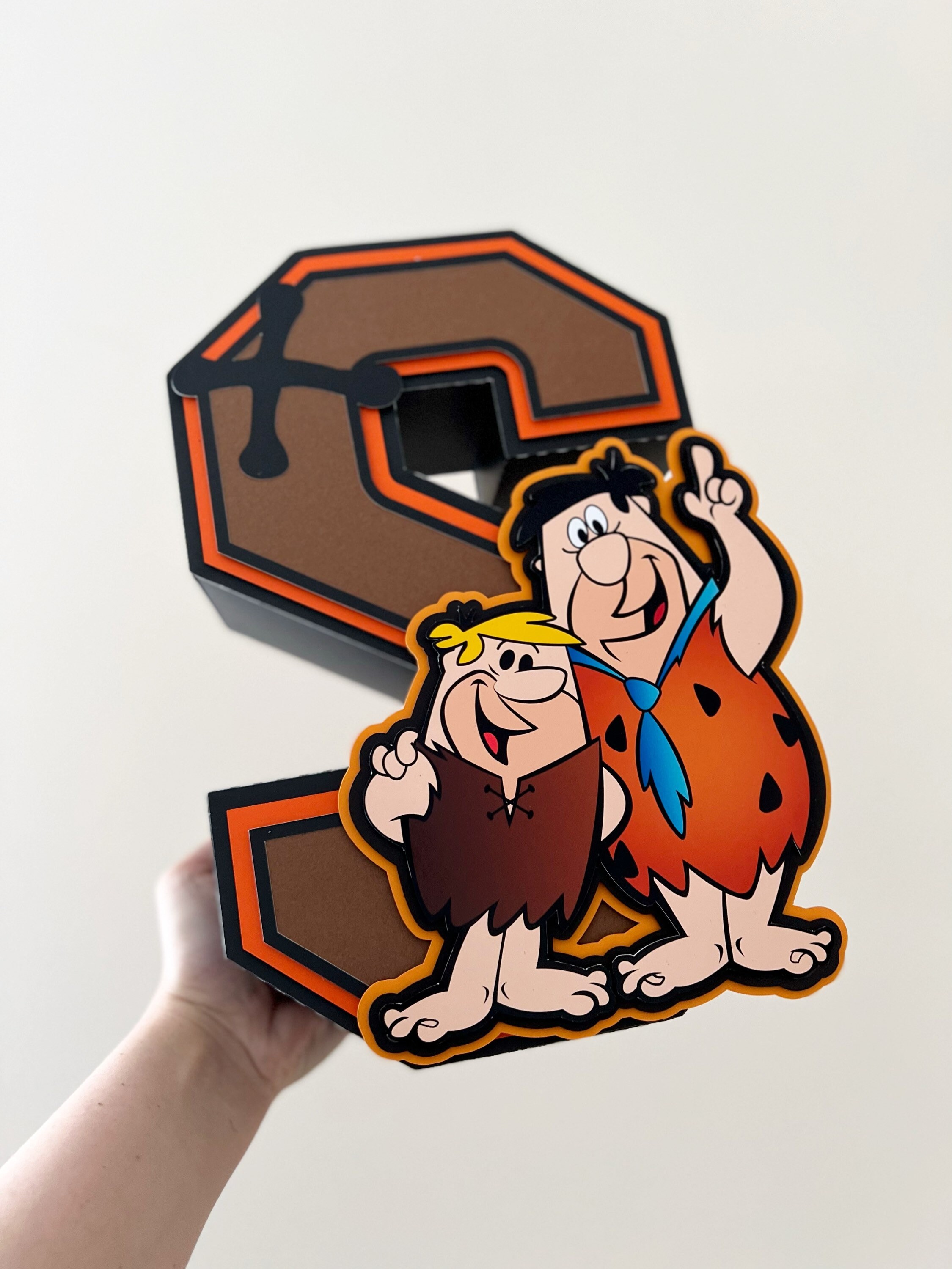 The Flintstones 3D Letters flintstones - Etsy