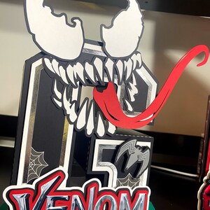VENOM 3D LETTER - Etsy