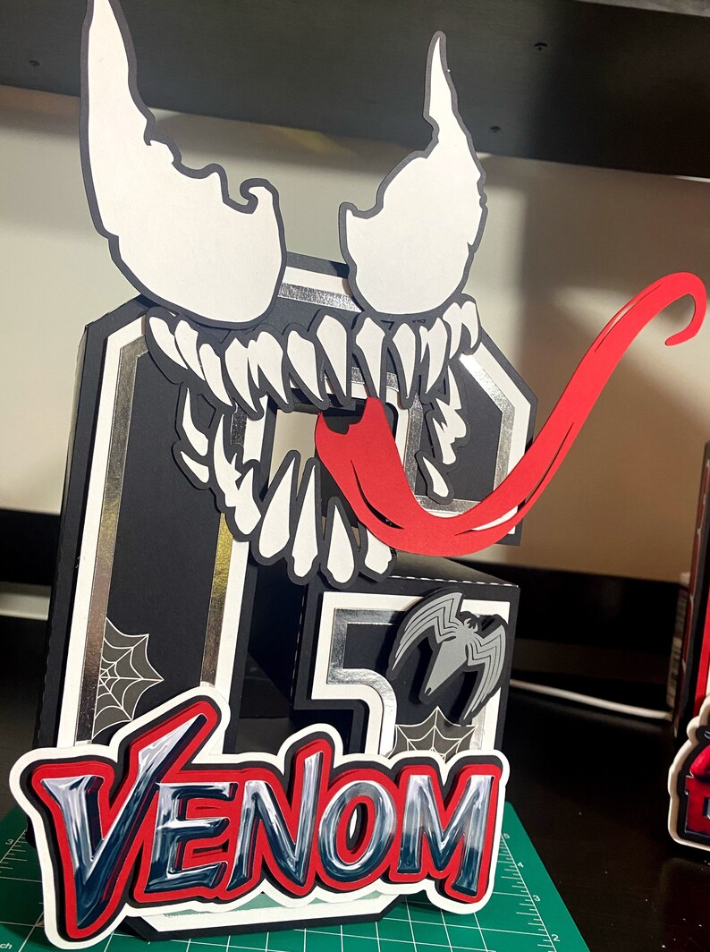 VENOM 3D LETTER - Etsy