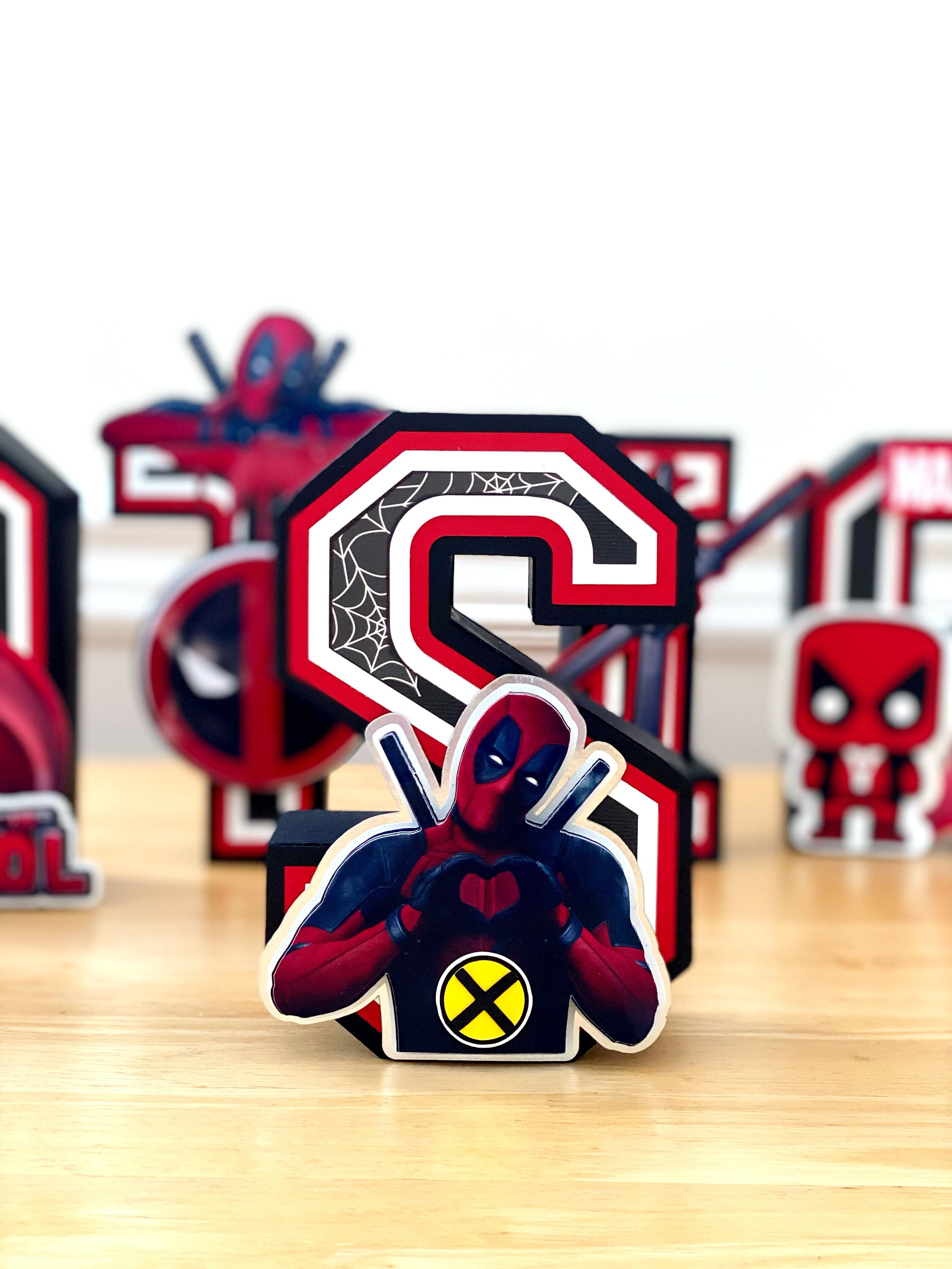 DEADPOOL 3D LETTER - Etsy