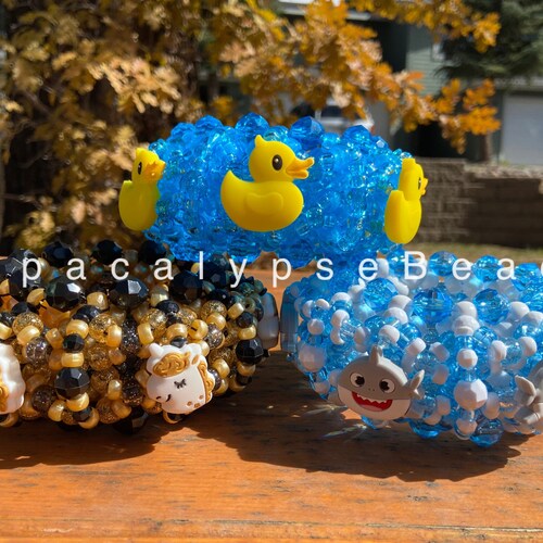 Kandi Cube Shaker Cuff - Etsy