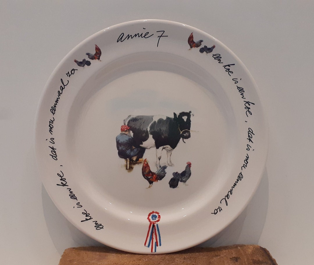 Rien Poortvliet, Breakfast Plate, Images by the Dutch Artist (known ...