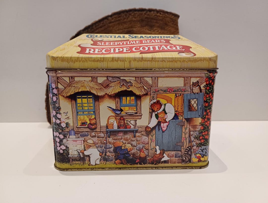Tin, 1998 Sleepytime Bear's Recipe Cottage, Beautiful Images of Mama ...