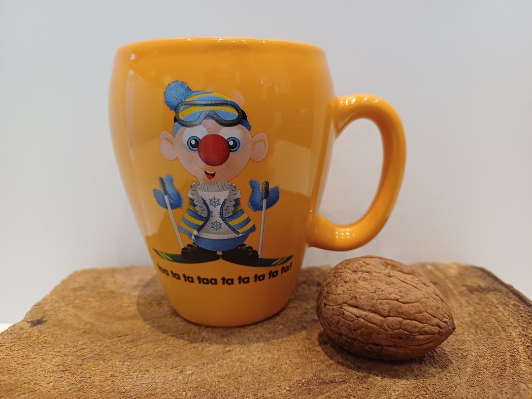 Chocomel Efteling, Yellow Mug With an Image of a Figure From the ...