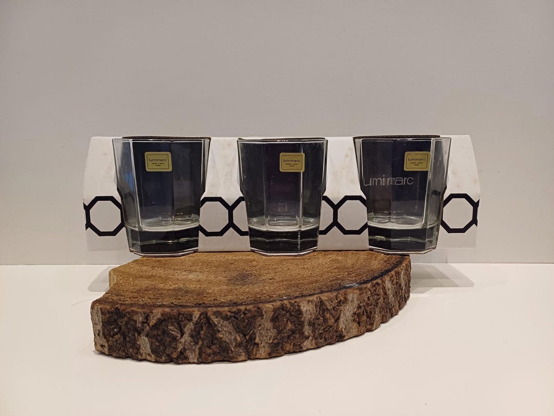 Luminarc - France, Set of Three New Luminarc - Octime Small Whisky ...