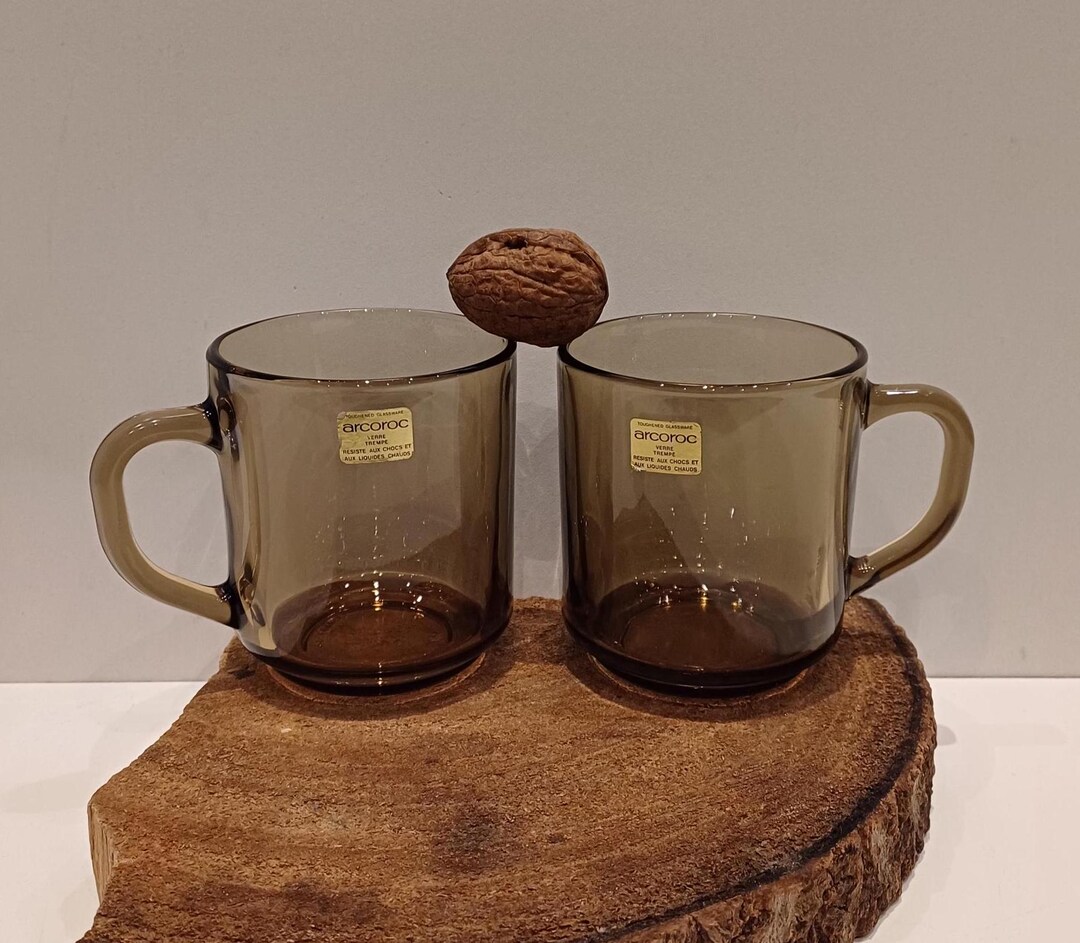 Arcoroc - France, Set of Two New! or Two Very Lightly Used Coffee ...