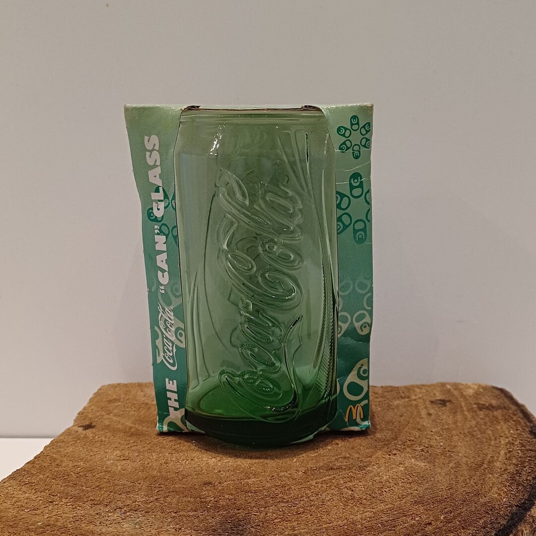 Coca-cola, a New Green 'can' 'can' Glass, Resembling a Coca Cola Can ...