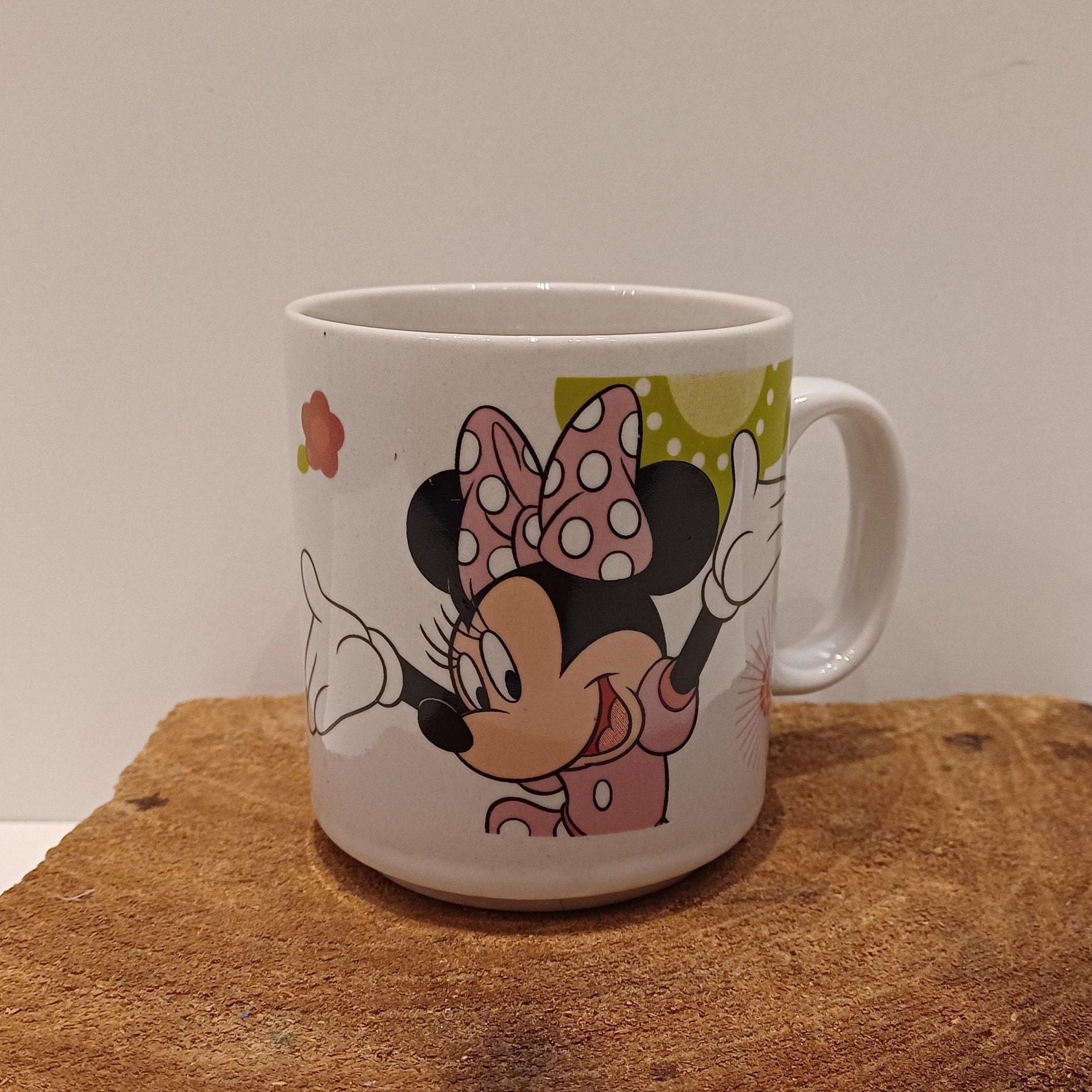 Minnie Mouse a White Mug With an Image of a Cheerful Minnie - Etsy
