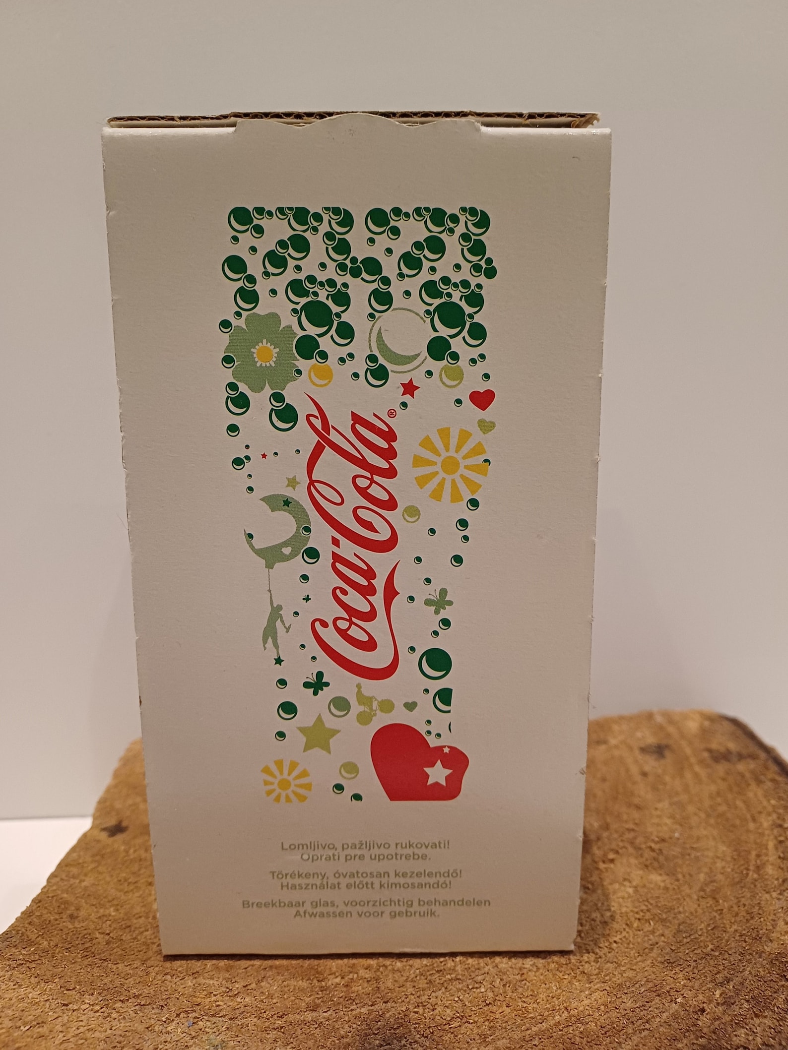 Coca-cola, a Beautiful and New Green Glass; 'up Side Down Coca Cola ...