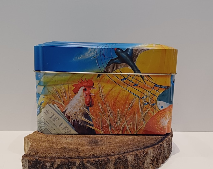 Wasa, Tin, Storage Tin for Wasa Crackers, With Beautiful Colorful ...