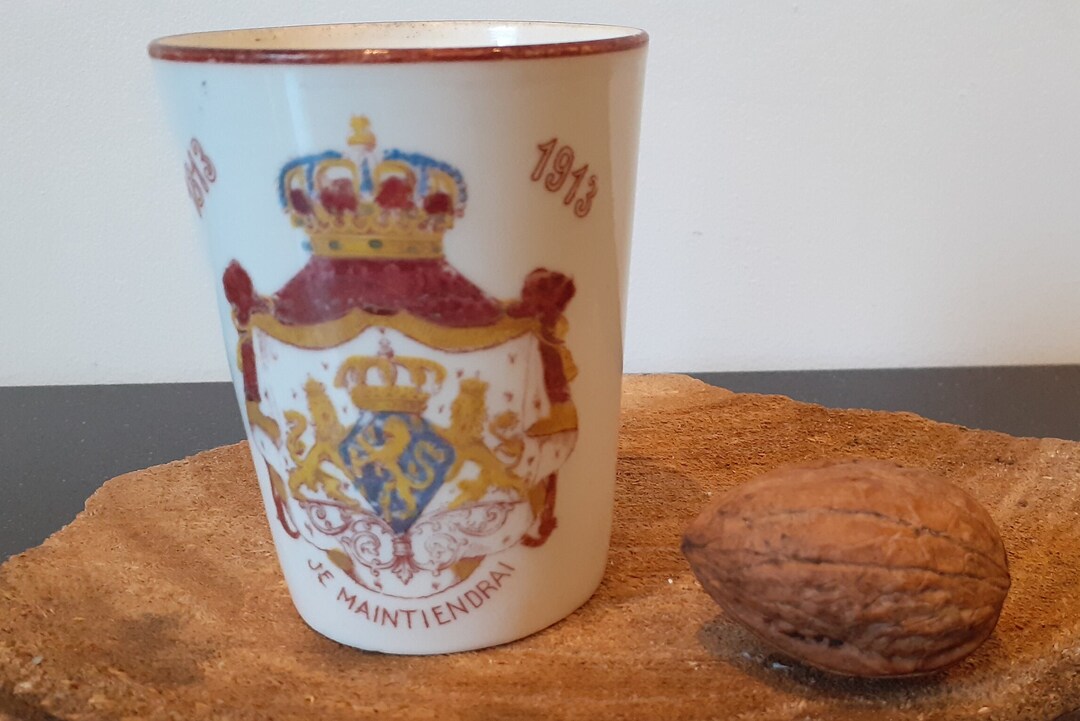 Antique Porcelain Cup, 1813 1913, Centenary of Independence From the ...