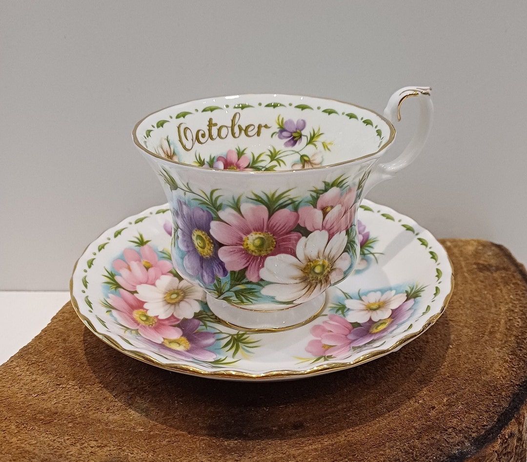 Royal Albert, October, Flower of the Month Series, Cosmos Decor, Men's ...