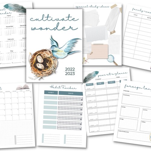 Charlotte Mason Homeschool Planner | Etsy