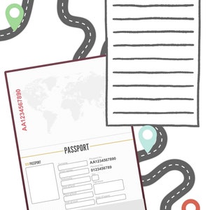 Road Trip Journal Pages for Kids - Etsy