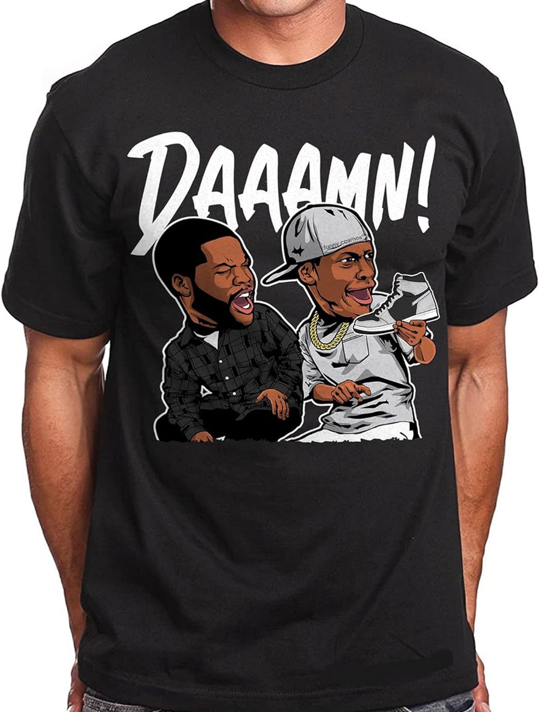 Daaamn Meme Graphic Shirt to Match Jordan 1 High Shadow Matching T-shirt Tee Shirt Unisex Shirt ...