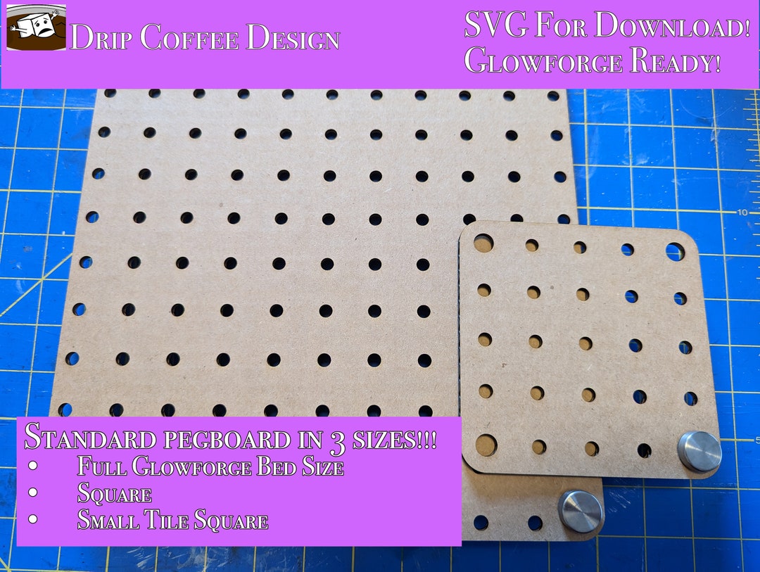 Pegboard Download - SVG File for Download! Laser / Glowforge Ready! - Etsy