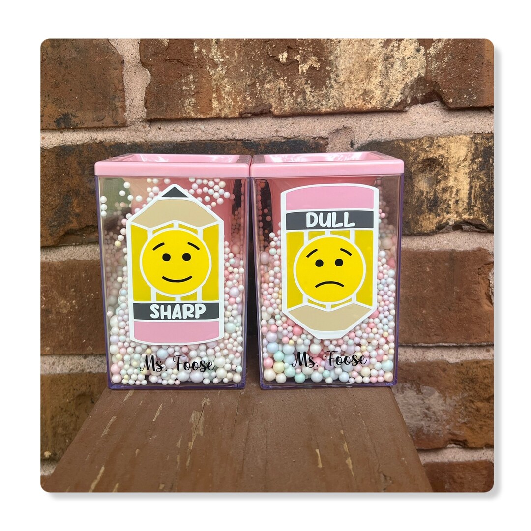 Pencil Holders - Sharp and Dull Pencil Holders - Pencil Holder Set ...