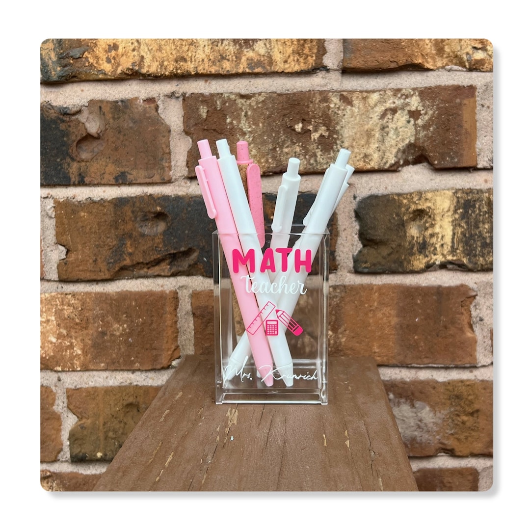 Math Teacher Math Teacher Gift Personalized Math Teacher Gift Teacher ...