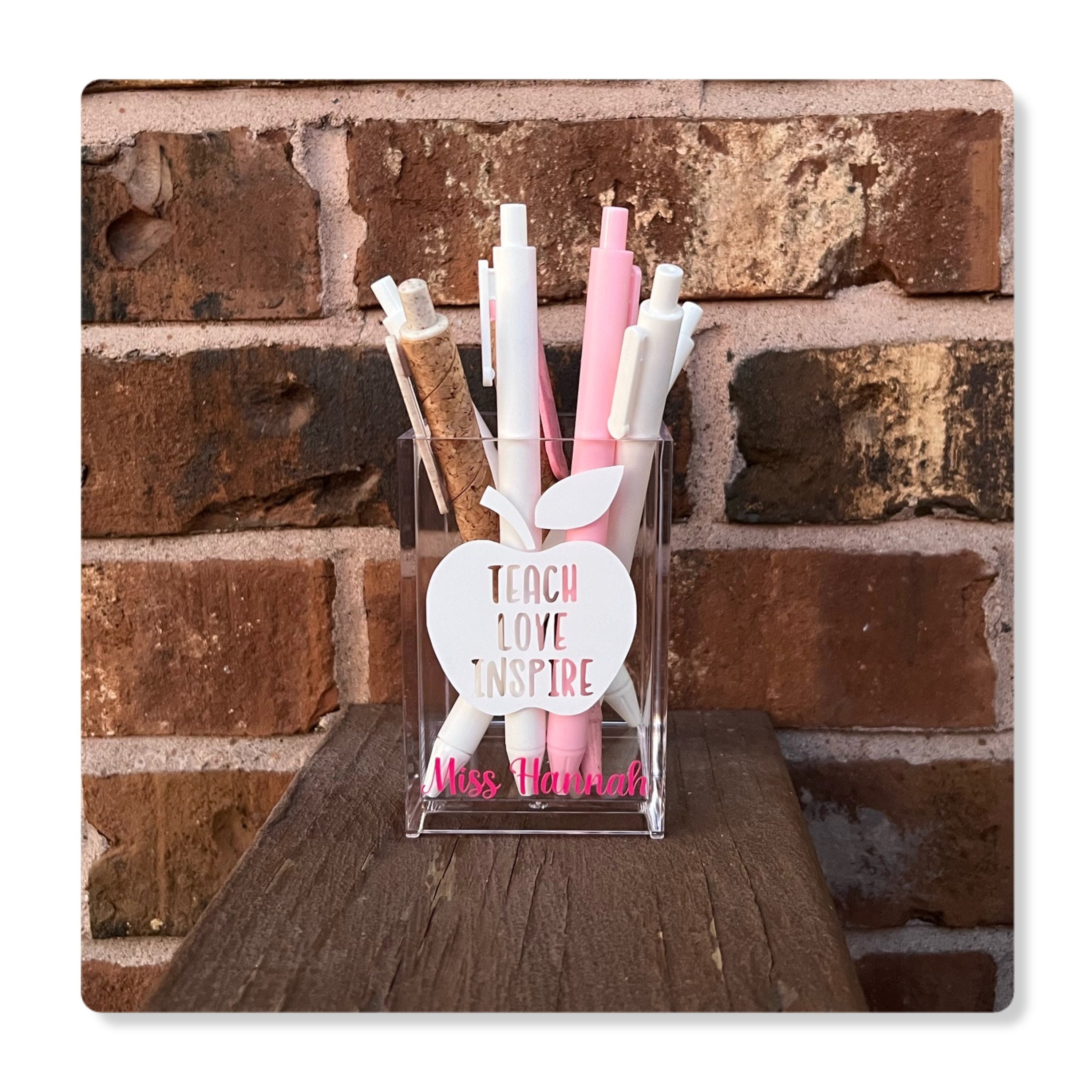 Teacher Appreciation Gift Teacher Pen Holder Teacher Gift Teacher ...