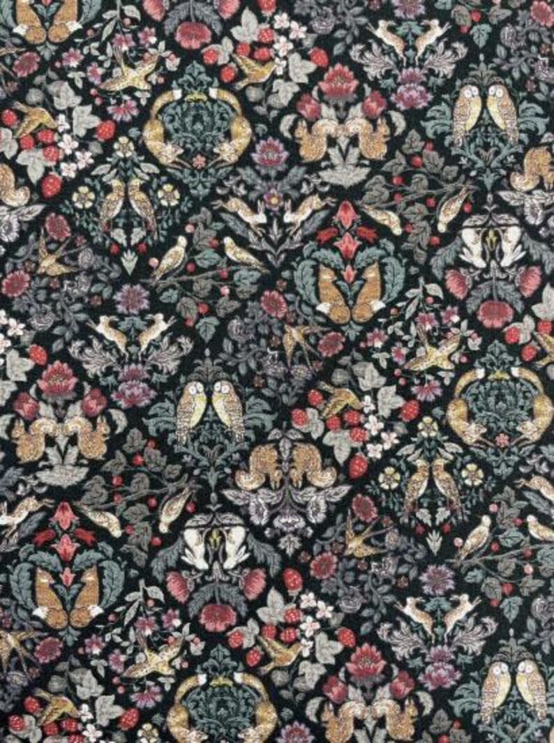 Art Nouveau Symphony - per Half Metre - Nutex - Morris Collection - 100 ...