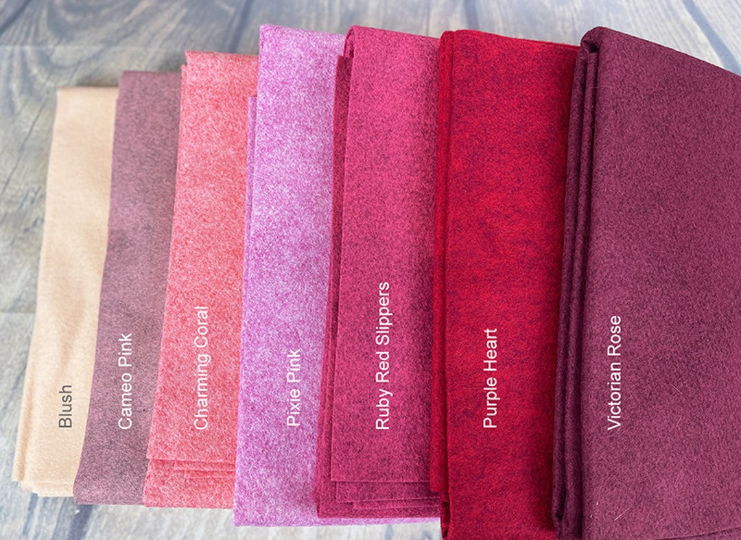 Heather Wool Felt 18x18 Marled Felt Heather - Etsy UK