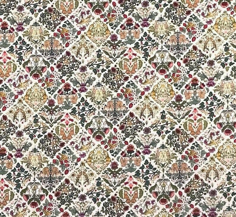 Art Nouveau Symphony - per Half Metre - Nutex - Morris Collection - 100 ...