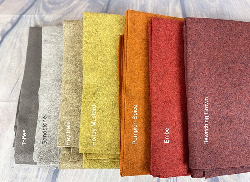 Heather Wool Felt 18x18 Marled Felt Heather - Etsy UK