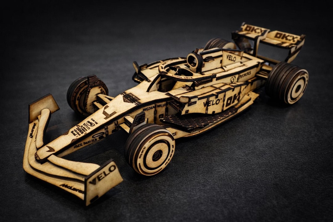 Laser Cut F1 Racing Car Wooden Model Kit – Motorsport Gift - Etsy