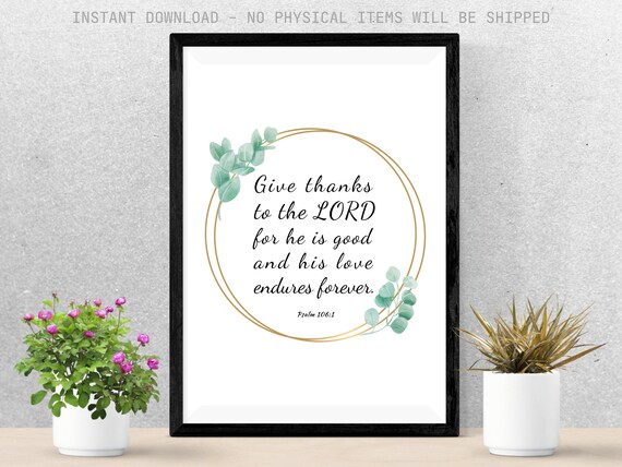 Bible Verse Printable Christian Quotes Scripture Prints | Etsy