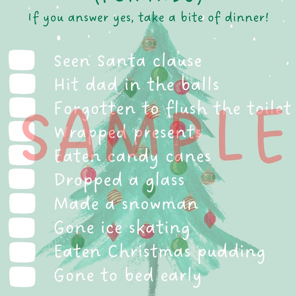 Never Have I Ever Christmas Edition - Etsy