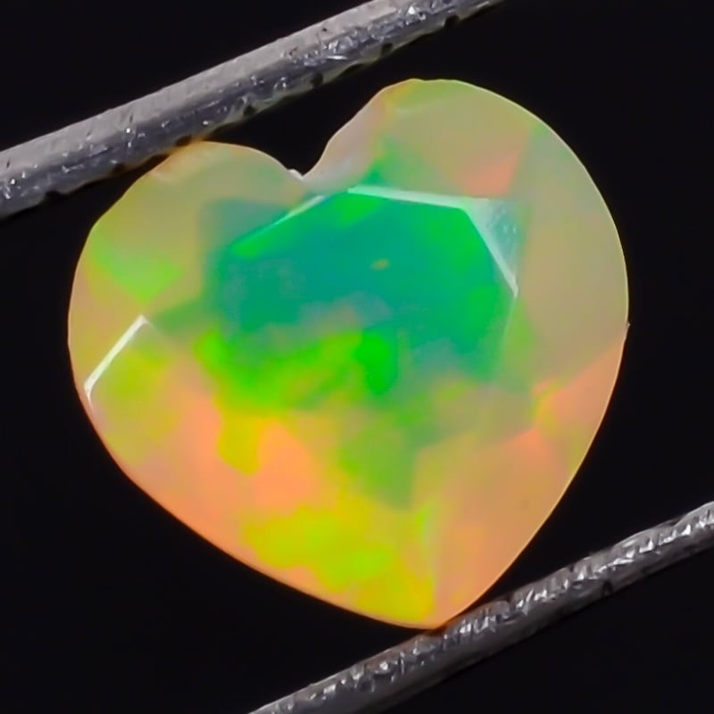 Opal Heart - Etsy