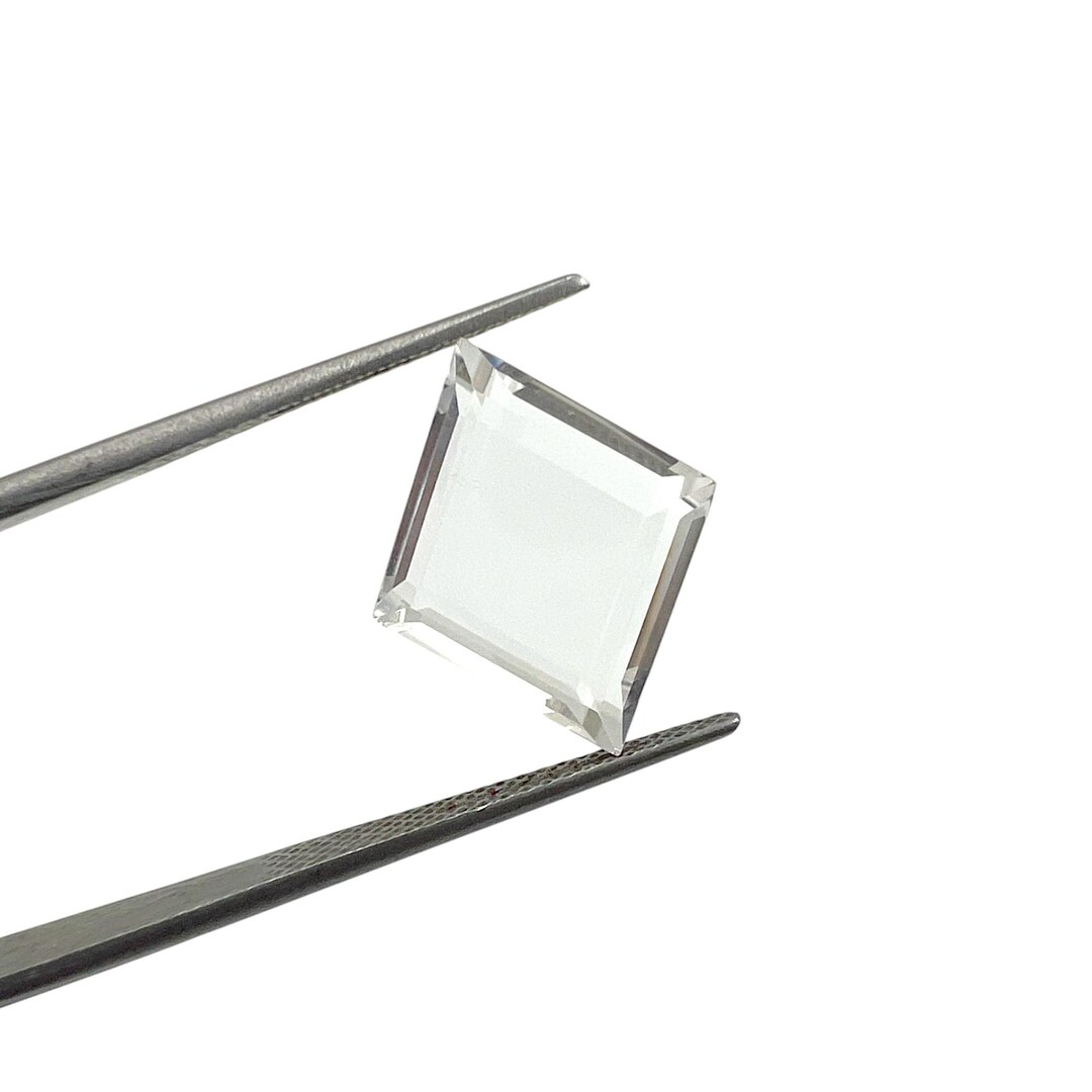 Clear Quartz Geometric Kite Shape Gemstone, Crystal Quartz Portrait Cut ...